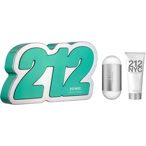 Carolina Herrera 212 Set (EDT 60ml + Body Lotion 75ml) for Women ...